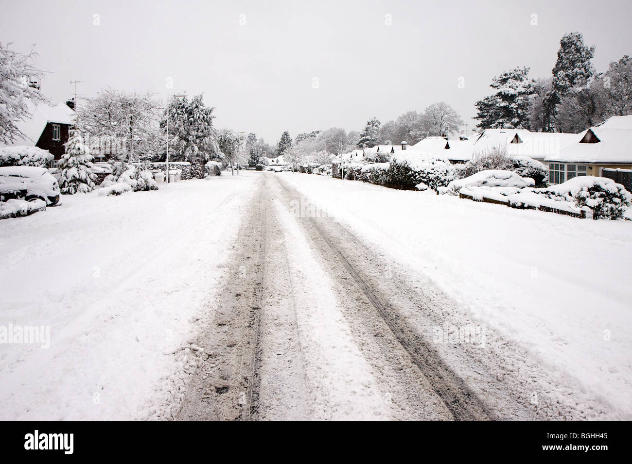 Winter scene in East Grinstead Stock Photo - Alamy