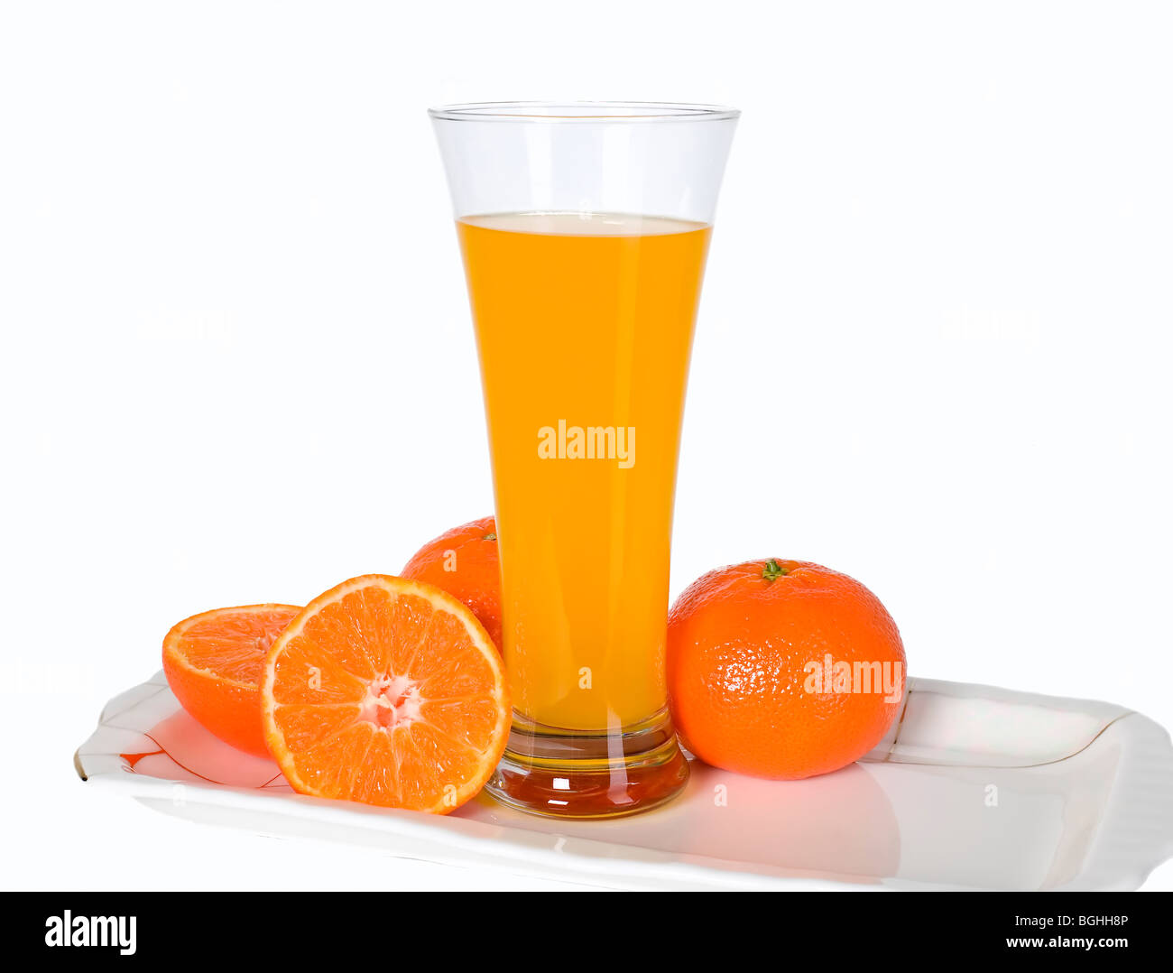 Fruit plate juice Cut Out Stock Images & Pictures - Alamy