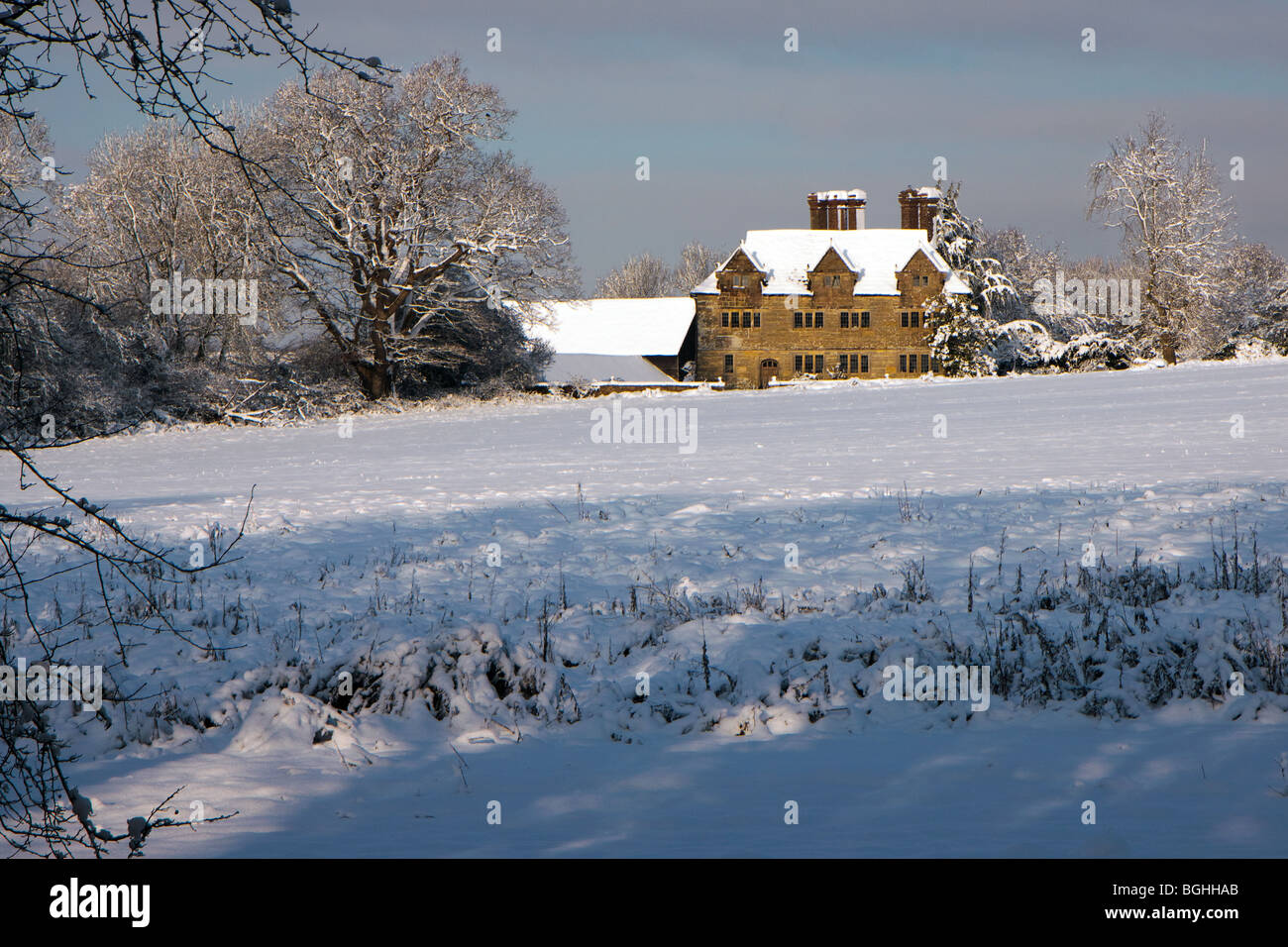 Winter scene in East Grinstead Stock Photo - Alamy