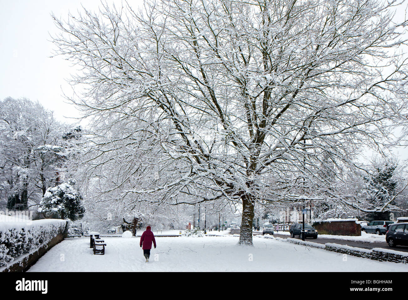 Winter scene East Grinstead Stock Photo - Alamy