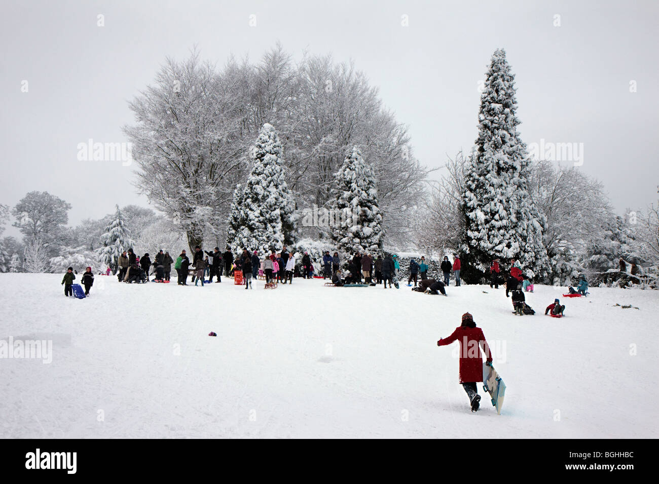 Winter scene East Grinstead Stock Photo - Alamy