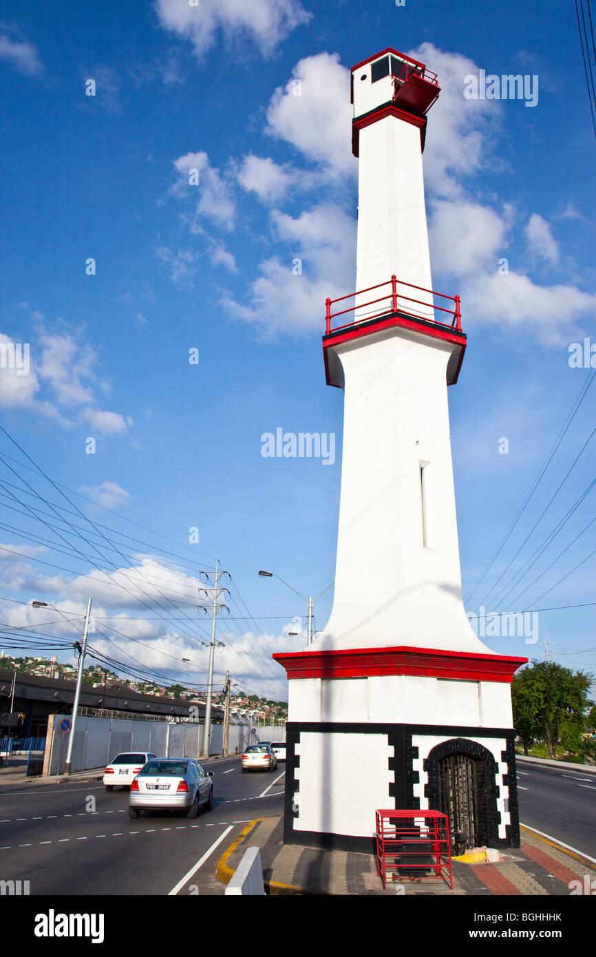 Historic British Colonial Lighthouse in Port of Spain Trinidad Stock ...