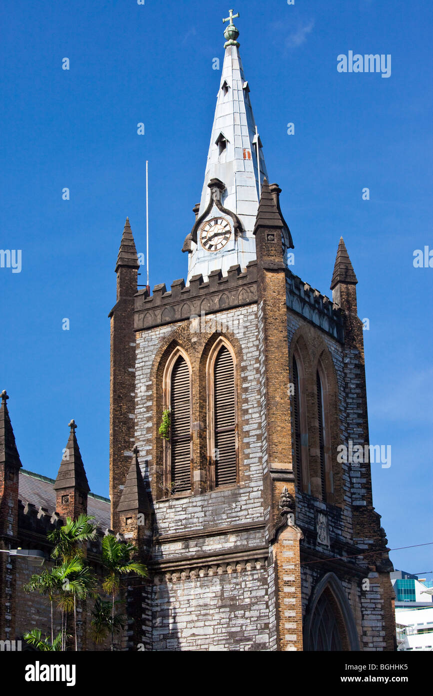 Cathedral Church of the Holy Trinity in Port of Spain, Trinidad Stock ...