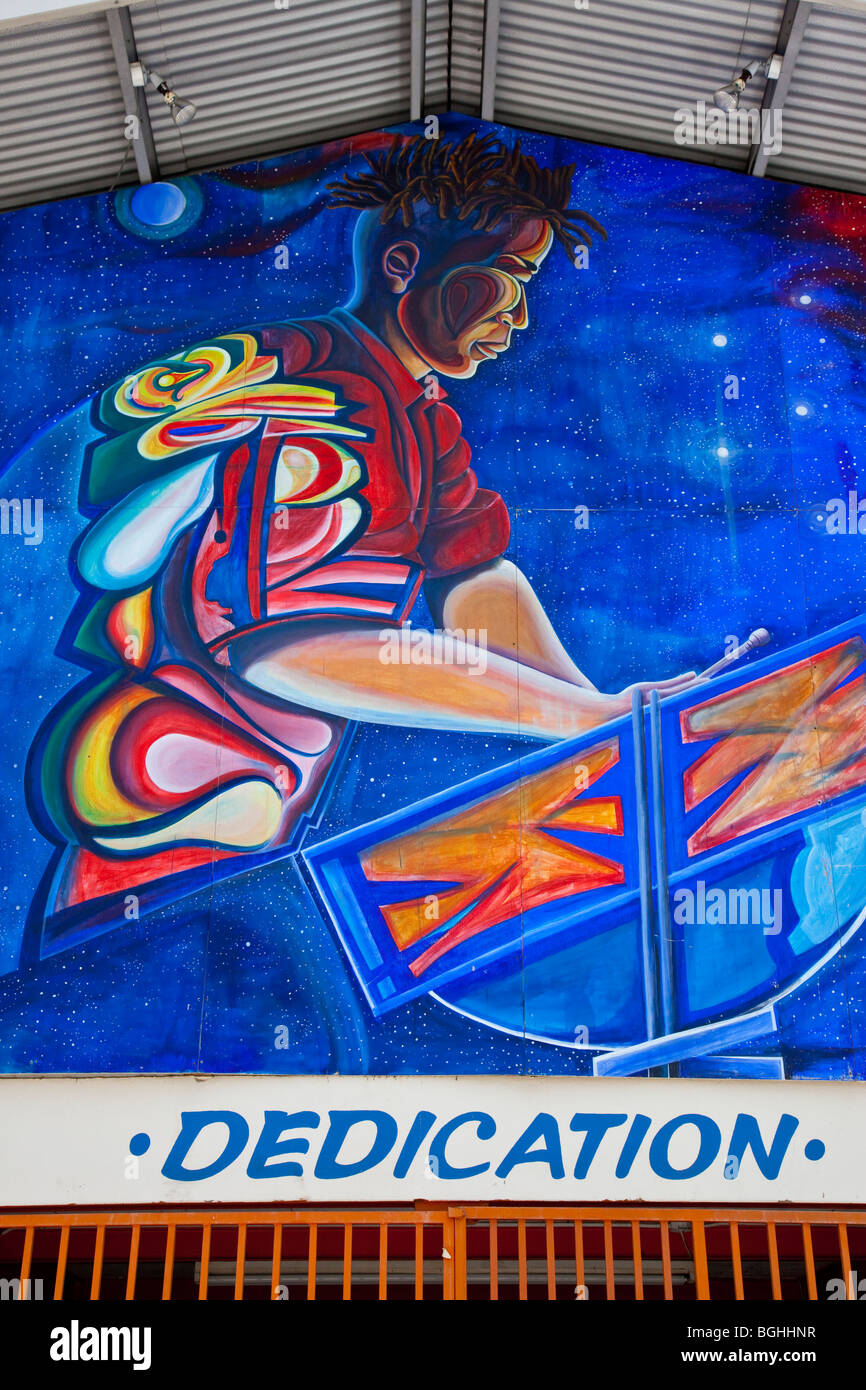 Trinidad All Stars Steel Orchestra, Port of Spain, Trinidad Stock Photo ...