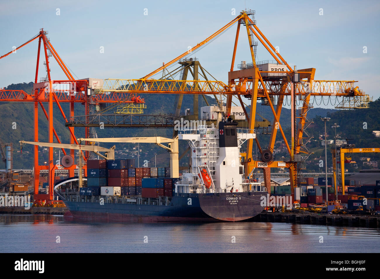 The port at Port of Spain, Trinidad Stock Photo - Alamy