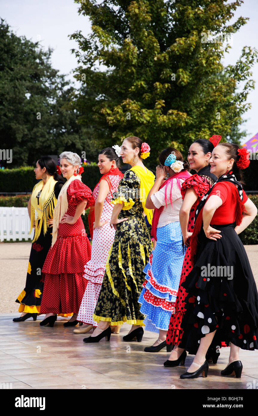Flamenco female dancer spanish traditional dress hi-res stock ...