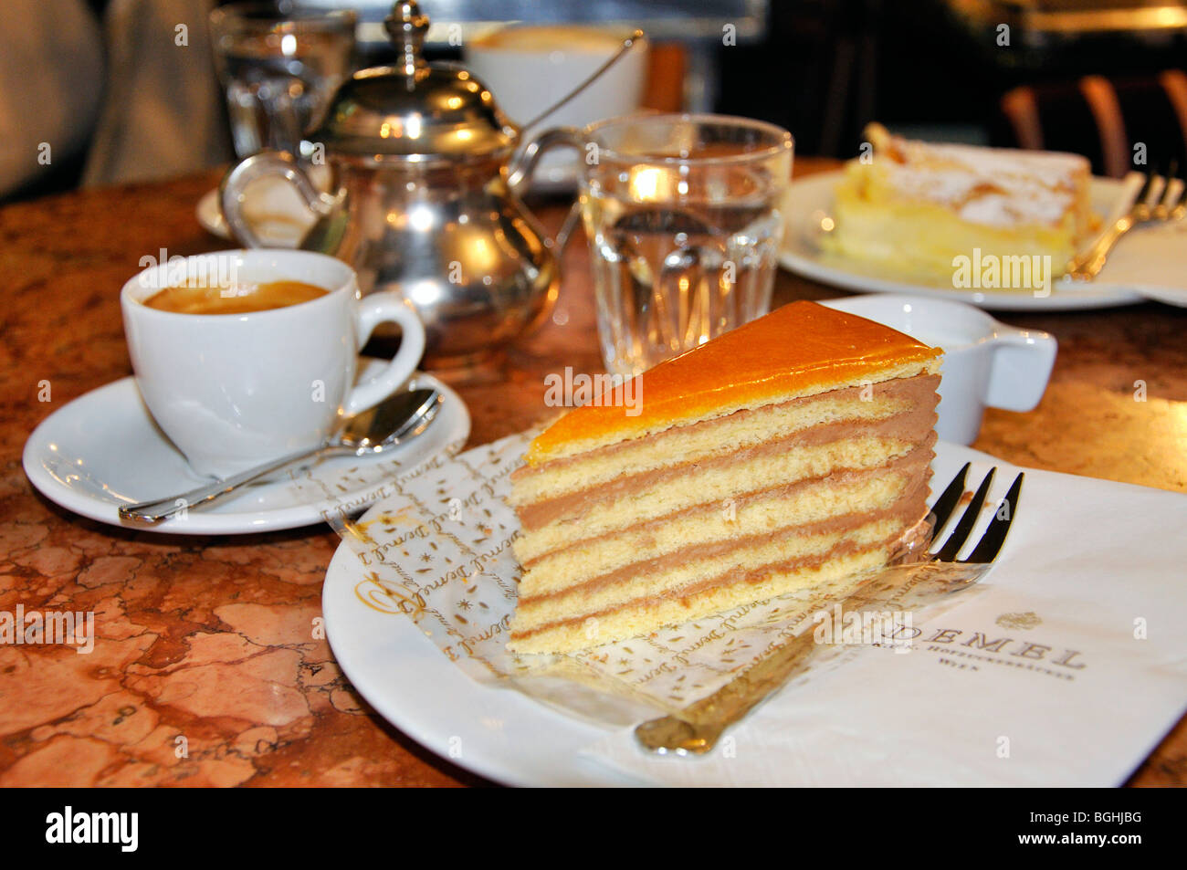 Cafe Demel, Vienna, Austria Stock Photo - Alamy