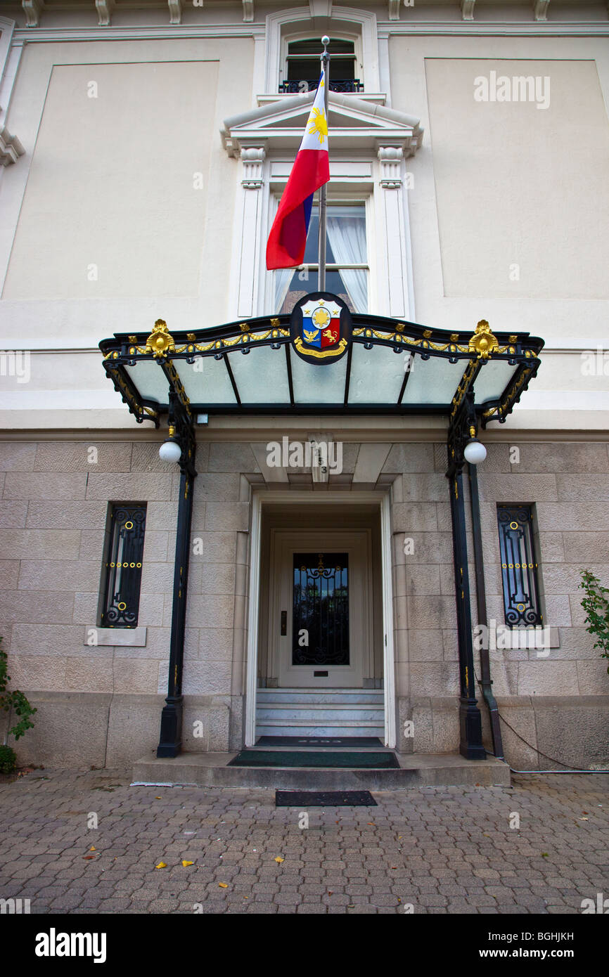 Embassy of the Republic of the Philippines in Washington DC Stock Photo ...