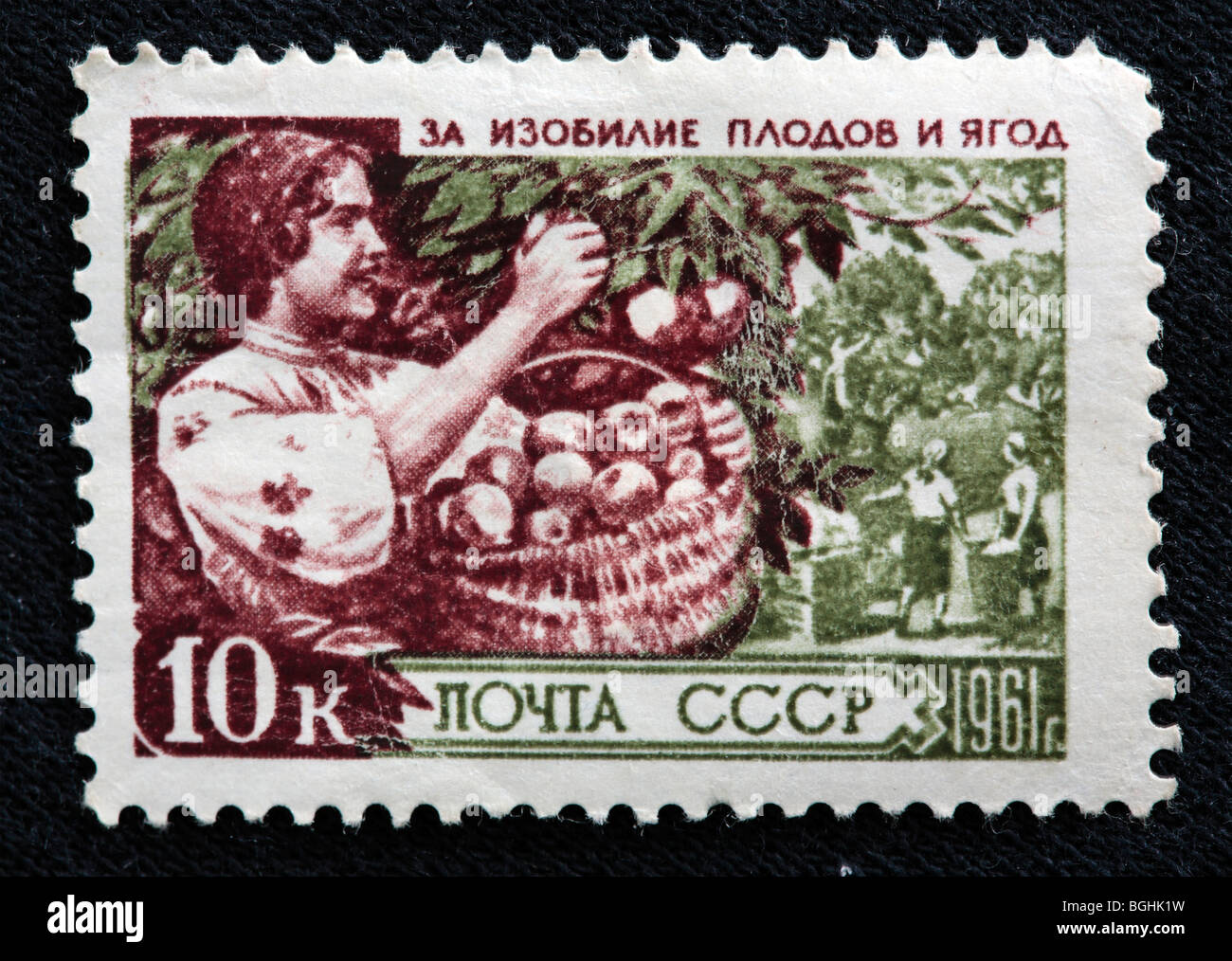 Historic postage stamps of the ussr hi-res stock photography and images ...