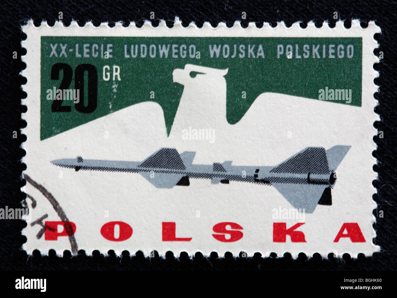 20 years of Army, postage stamp, Poland, 1960-s Stock Photo - Alamy