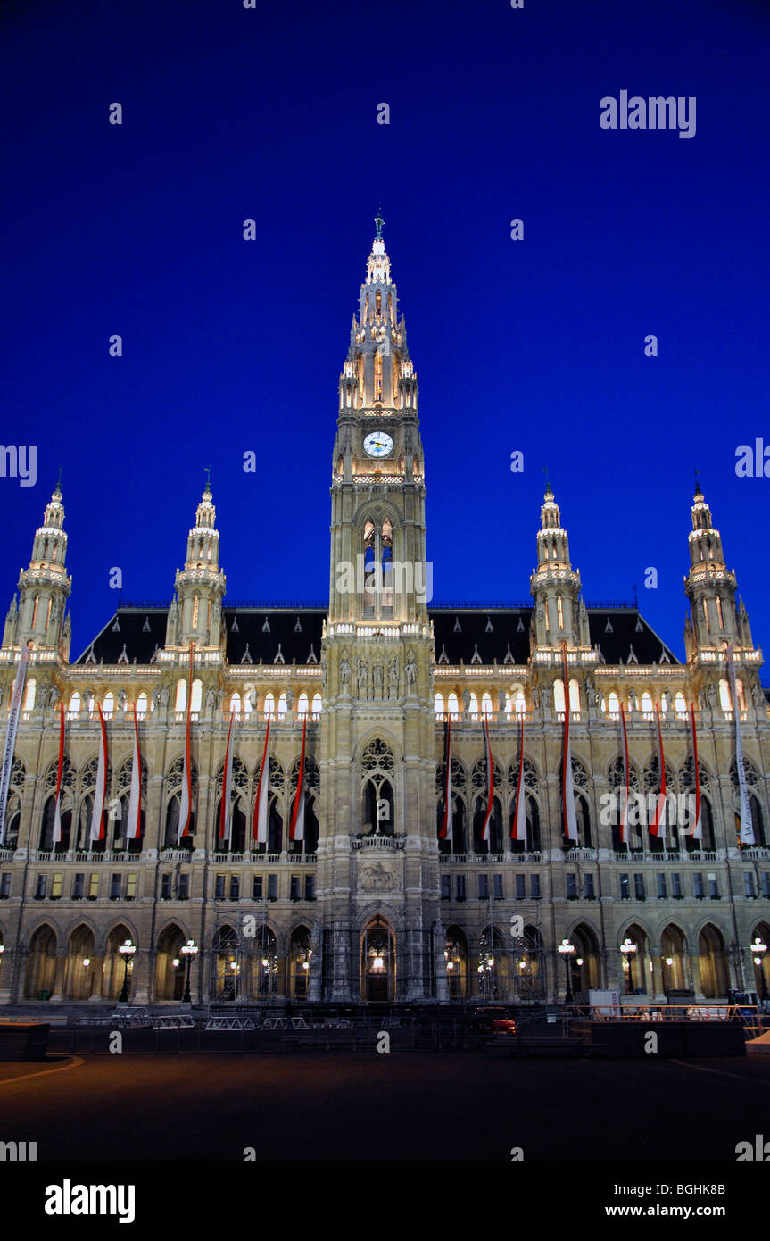 Neues Rathaus (City Hall), Vienna, Austria Stock Photo - Alamy