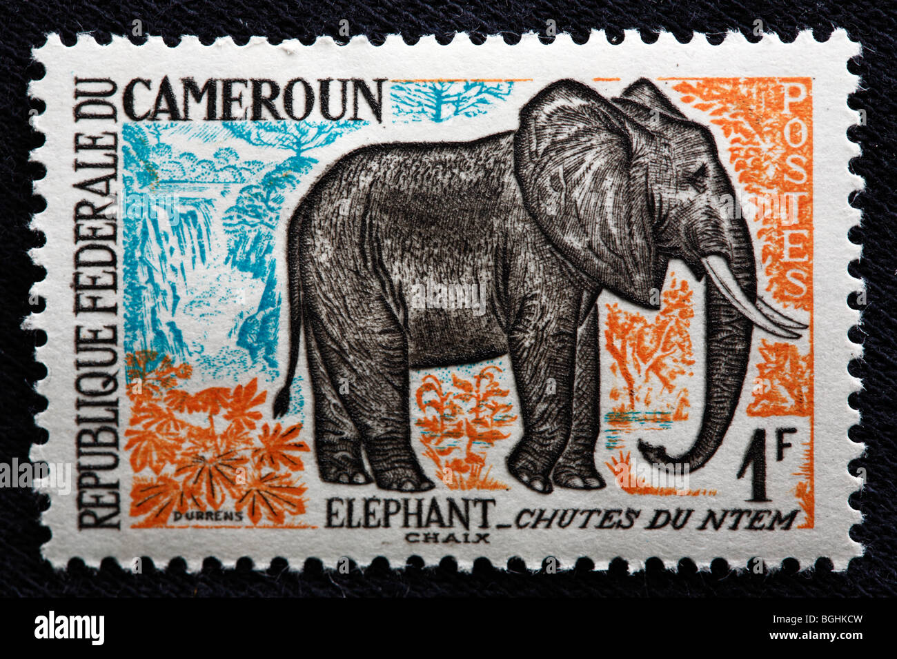 Cameroon stamp hi-res stock photography and images - Alamy