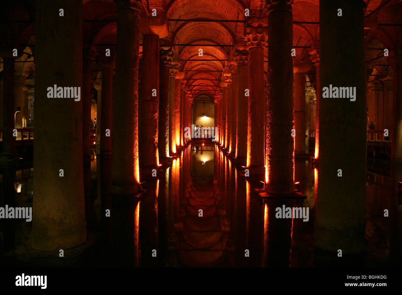 Amazing Basilica underground Cistern in Istanbul Turkey Stock Photo - Alamy
