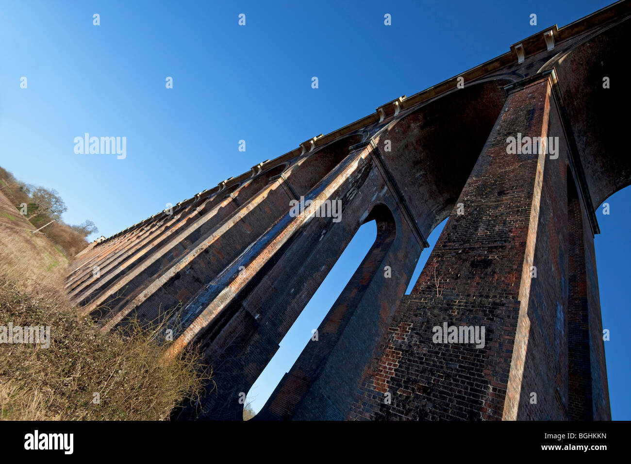 Balcombe Victorian rail Viaduct in the Ouse Valley in West Sussex UK ...
