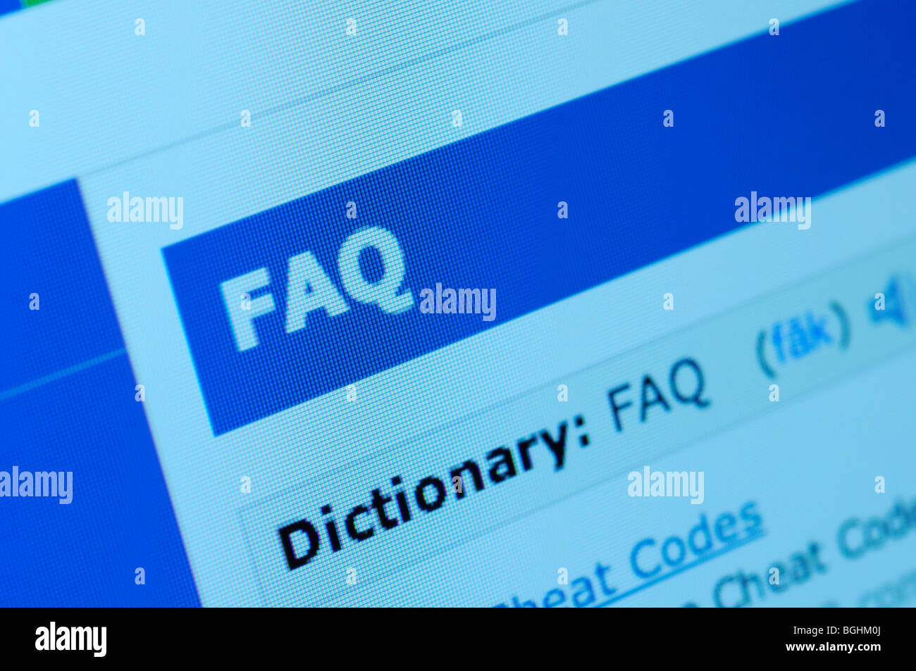 Faq but hi-res stock photography and images - Alamy