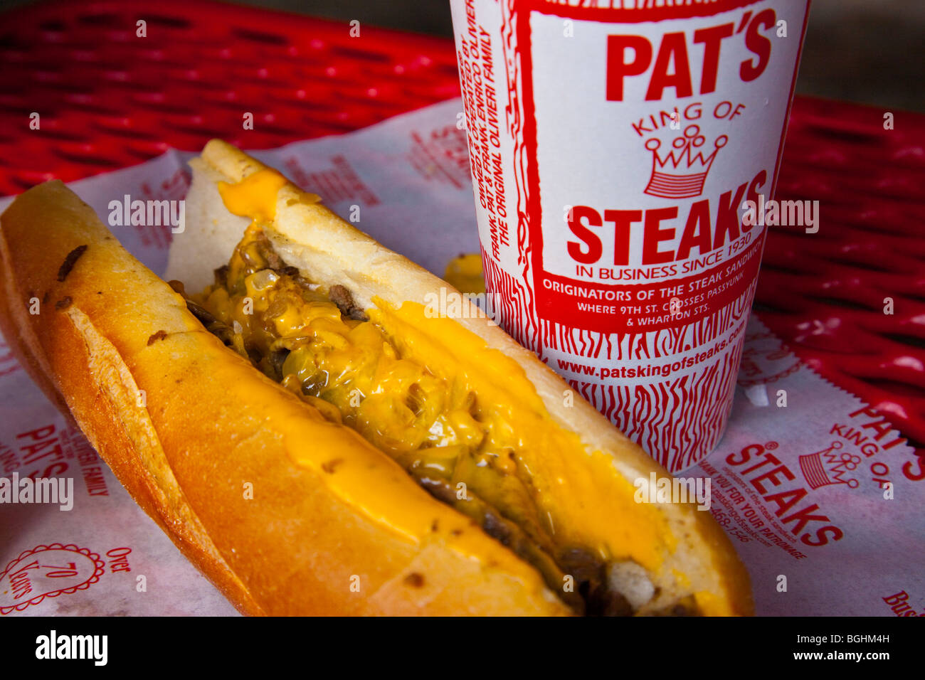 Philly Cheese Steak Stock Photos & Philly Cheese Steak Stock Images - Alamy