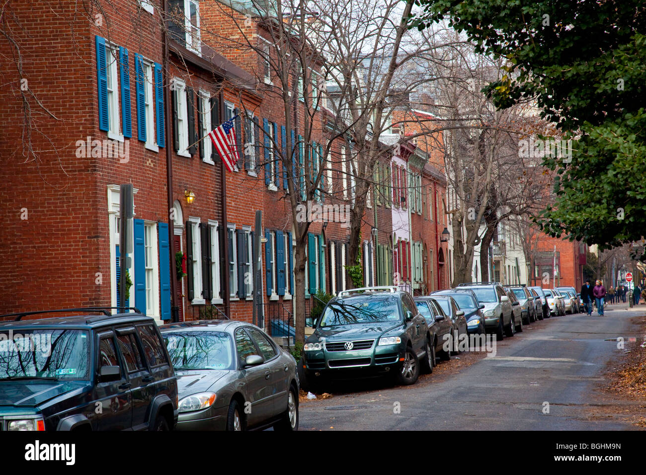 Historic Neighborhood in Philadelphia, Pennsylvania Stock Photo - Alamy