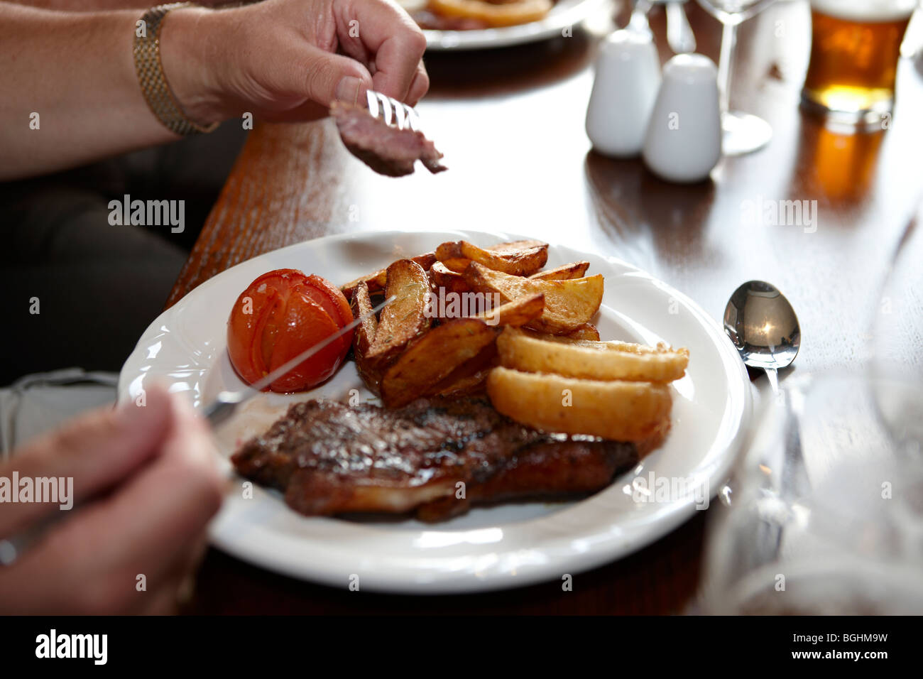 Eating Out And Waiter Stock Photos & Eating Out And Waiter Stock Images ...