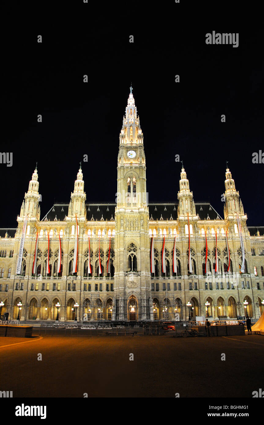 Neues Rathaus (City Hall), Vienna, Austria Stock Photo - Alamy