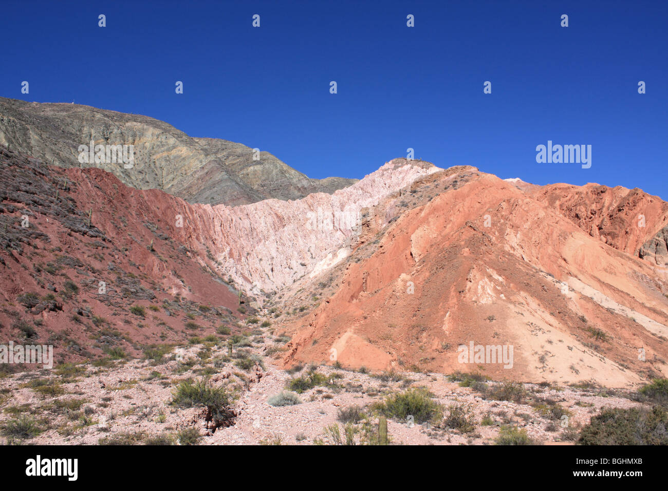 cerro de los siete colores, Purmamarca, Jujuy, Argentina Stock Photo ...