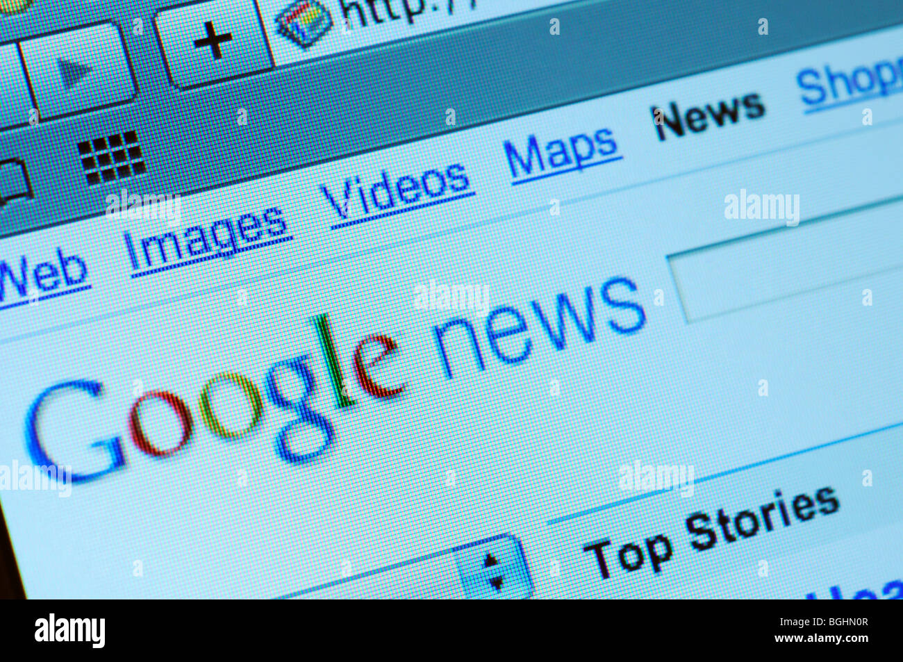 Google homepage hi-res stock photography and images - Alamy