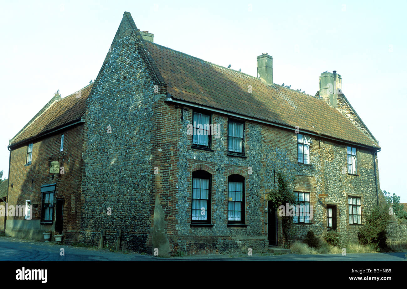 Worstead, Norfolk, old Weavers' and Dyer's Houses, wool, worsted ...