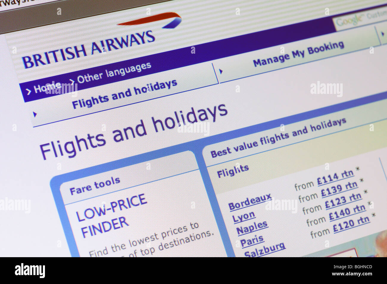 British airways airlines hi-res stock photography and images - Alamy