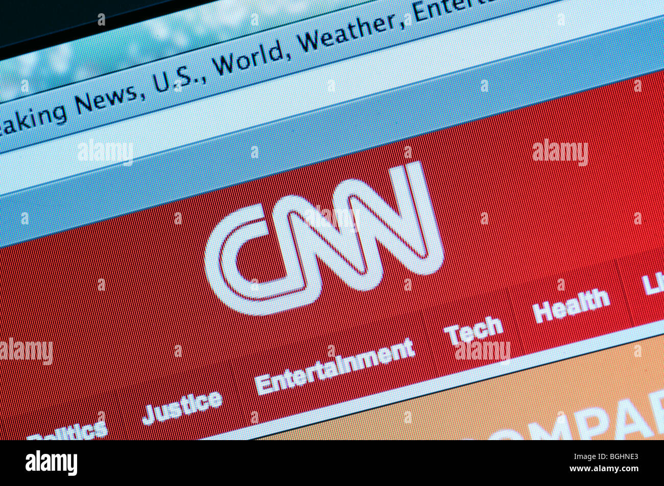 CNN news website Stock Photo - Alamy