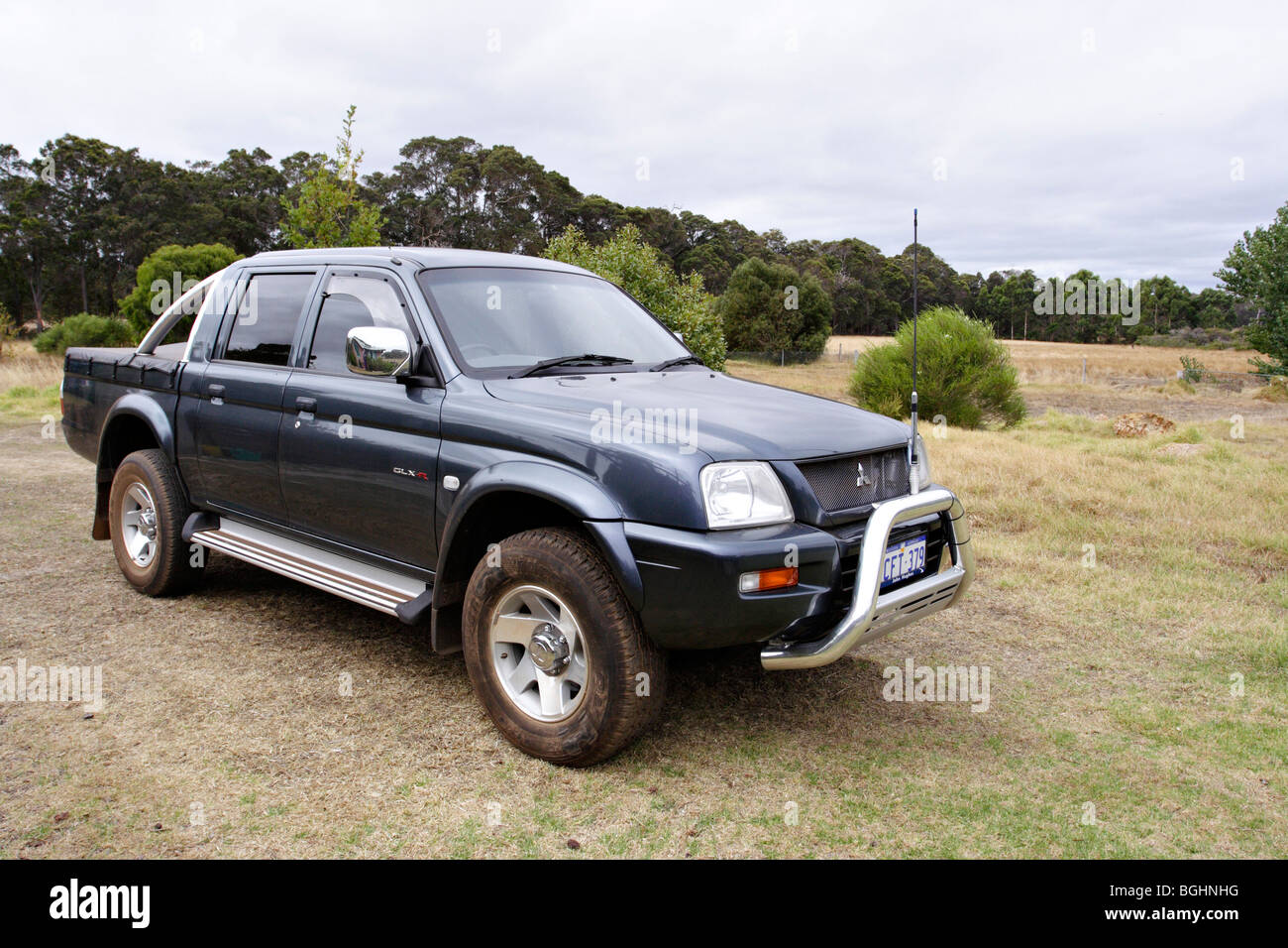 A four wheel drive at a ranch in Margaret River. Western Australia ...