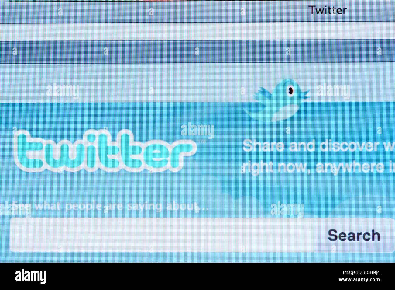 Twitter site hi-res stock photography and images - Alamy