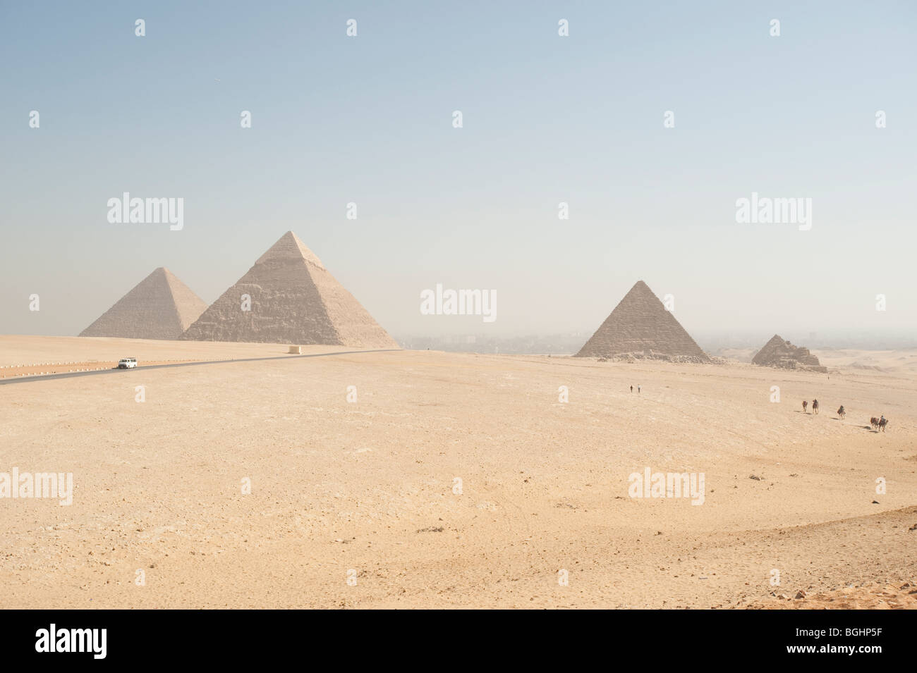 Pyramids of Giza, Cairo, Egypt, Africa Stock Photo - Alamy