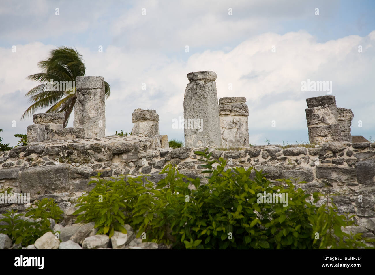 Mayan Ruin - El Rey Stock Photo - Alamy