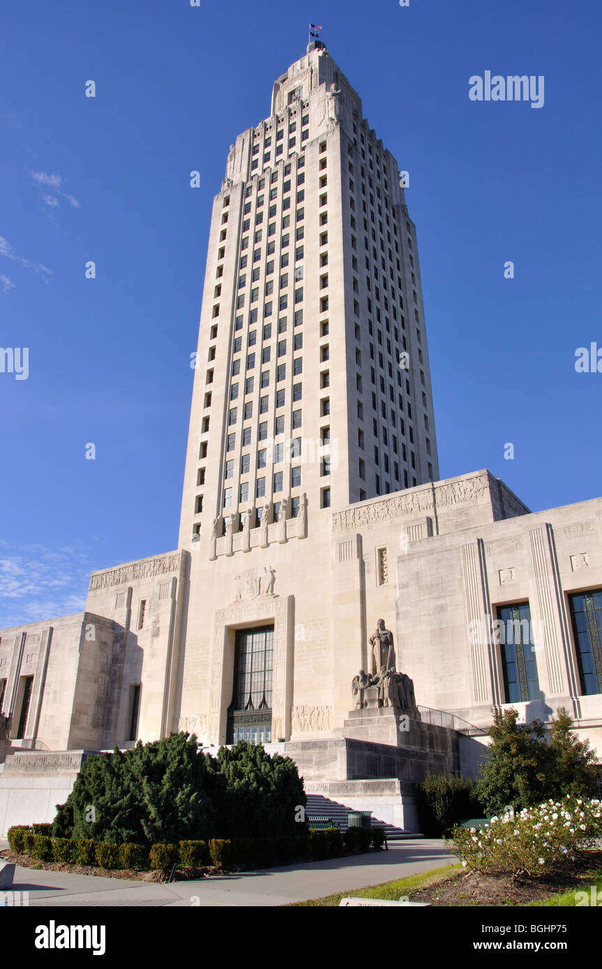 Baton Rouge (Louisiana) State Capitol Building Stock Photo - Alamy