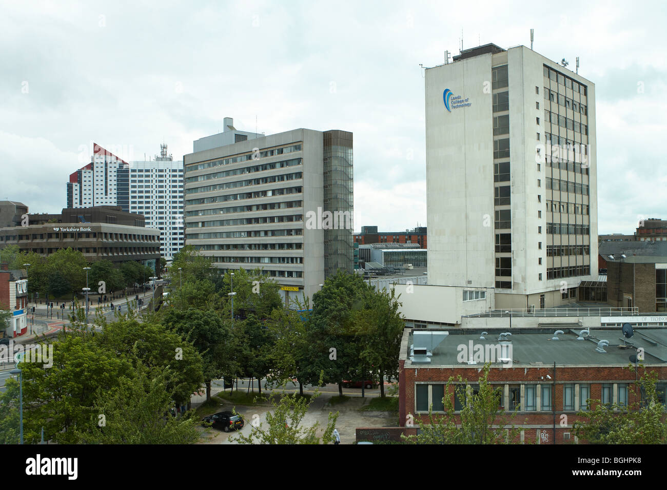 Leeds sky line Stock Photo - Alamy
