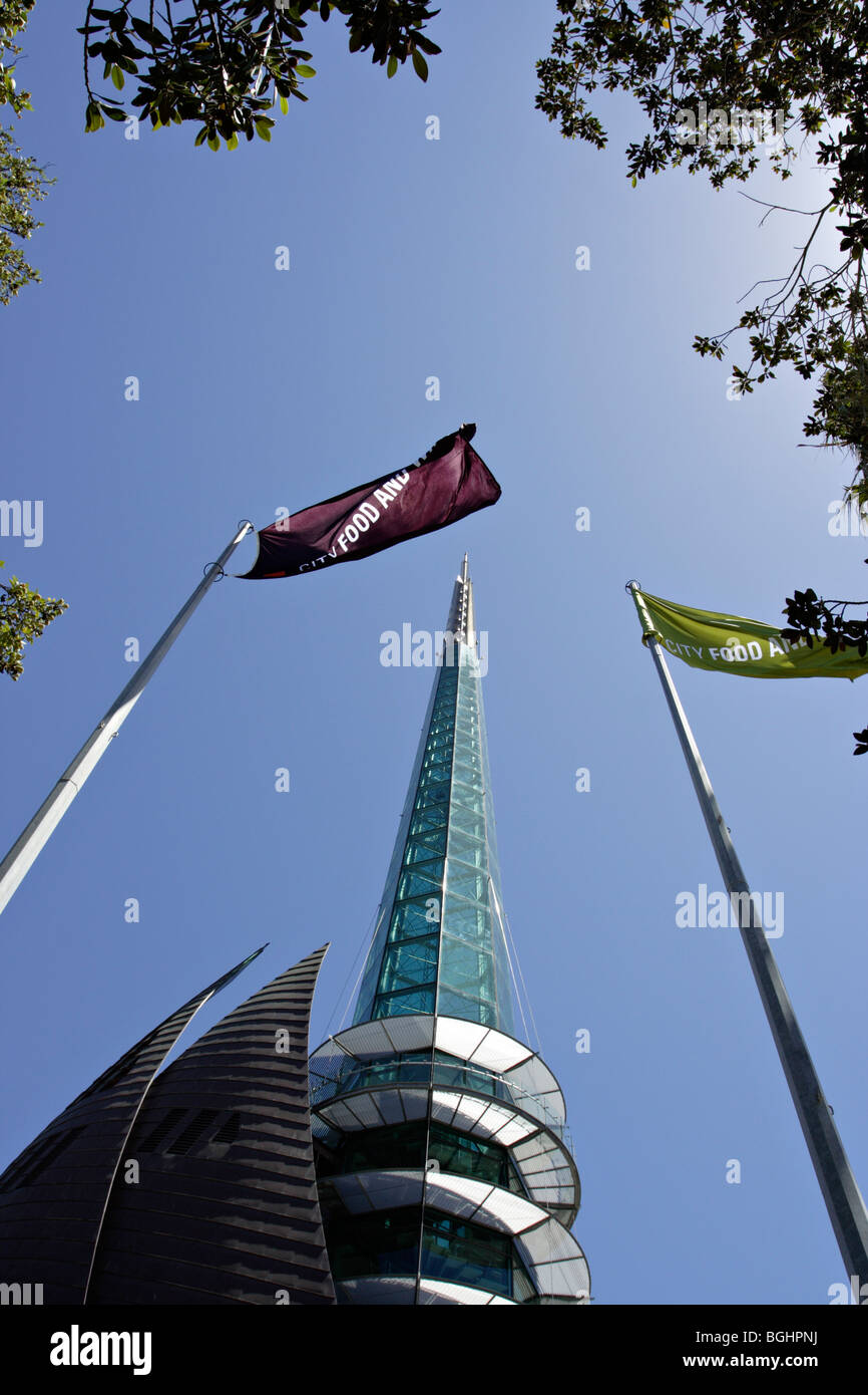 Swan Bell Tower at Barrack Square in Perth, Western Australia Stock ...