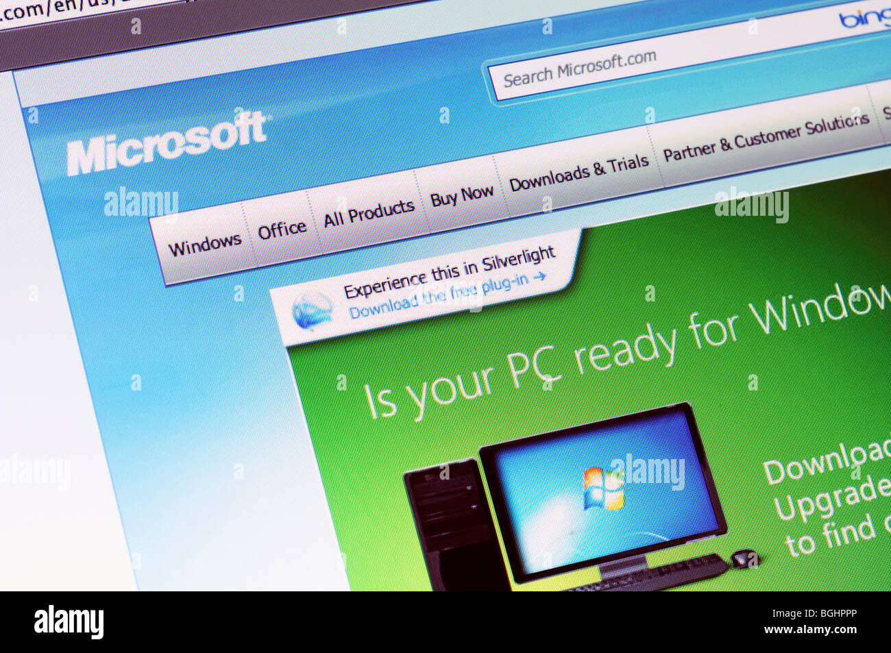 Microsoft screen hi-res stock photography and images - Alamy