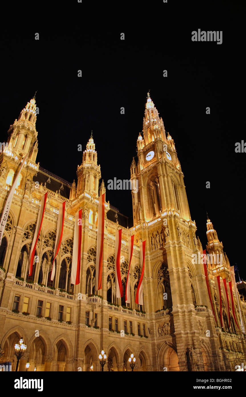 Neues Rathaus (City Hall), Vienna, Austria Stock Photo - Alamy