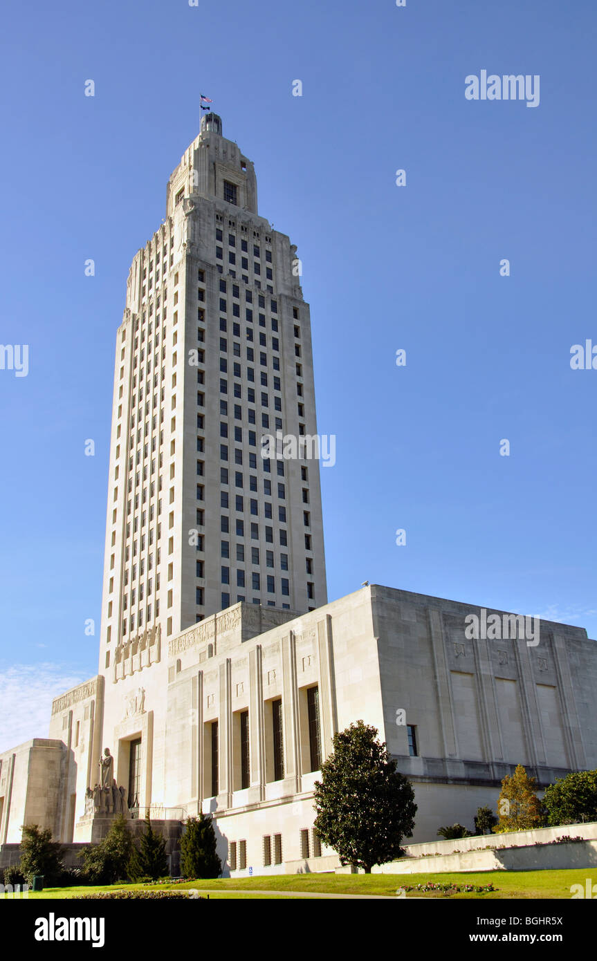Baton Rouge (Louisiana) State Capitol Building Stock Photo - Alamy