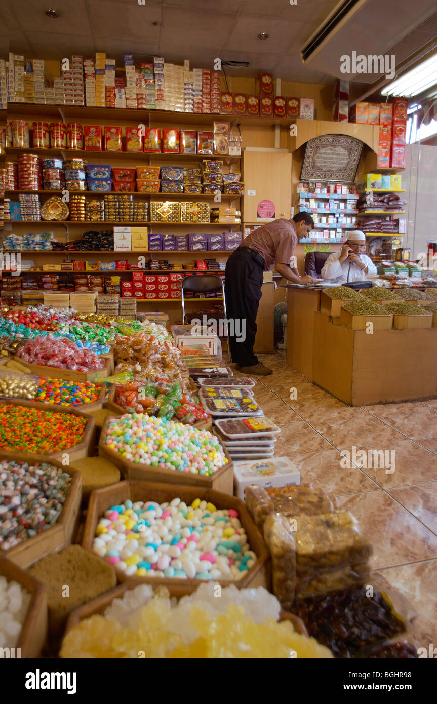 Sweet and produce store Dubai Stock Photo - Alamy
