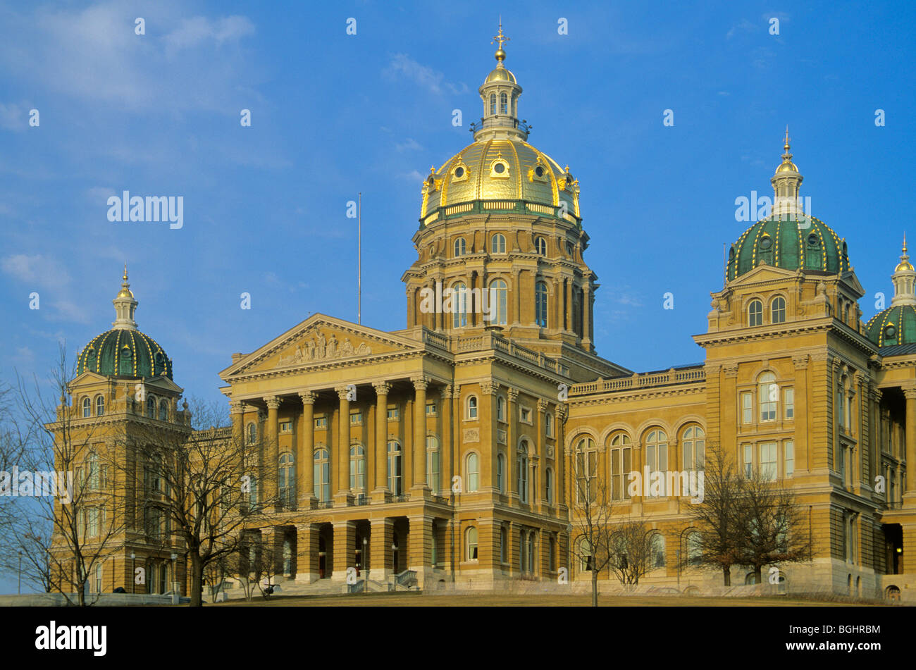 Iowa State Capitol Building, Des Moines, Iowa, USA Stock Photo - Alamy