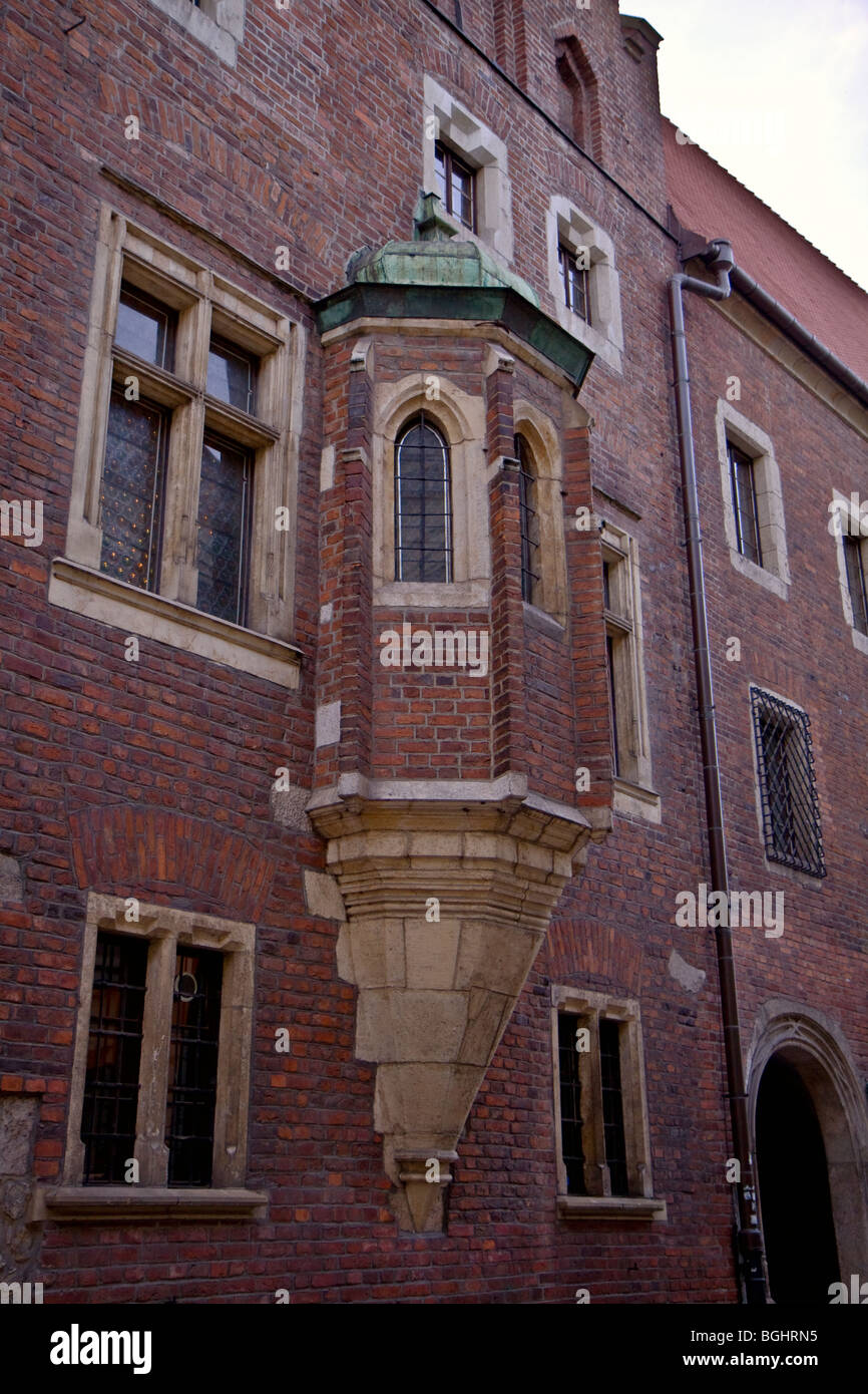 This oriel window projecting from the Stuba Communis (common room) of ...