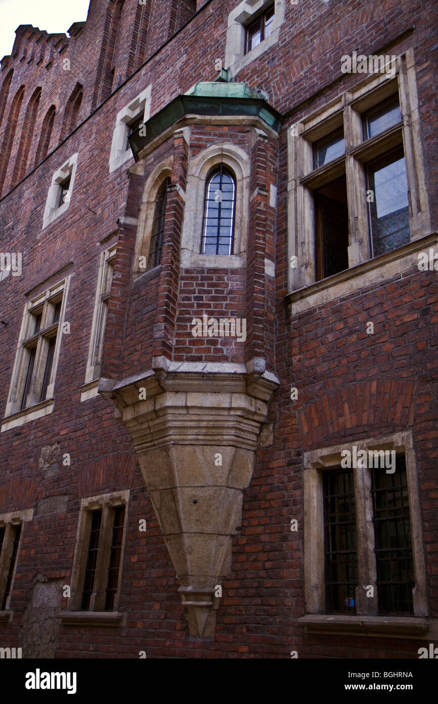 This oriel window projecting from the Stuba Communis (common room) of ...