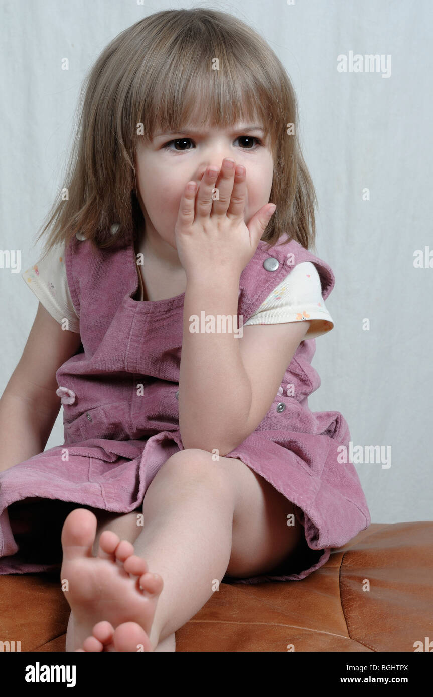 Everyone can get angry even a little princess like her Stock Photo - Alamy