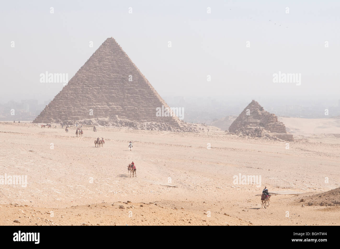 Pyramids of Giza, Cairo, Egypt, Africa Stock Photo - Alamy