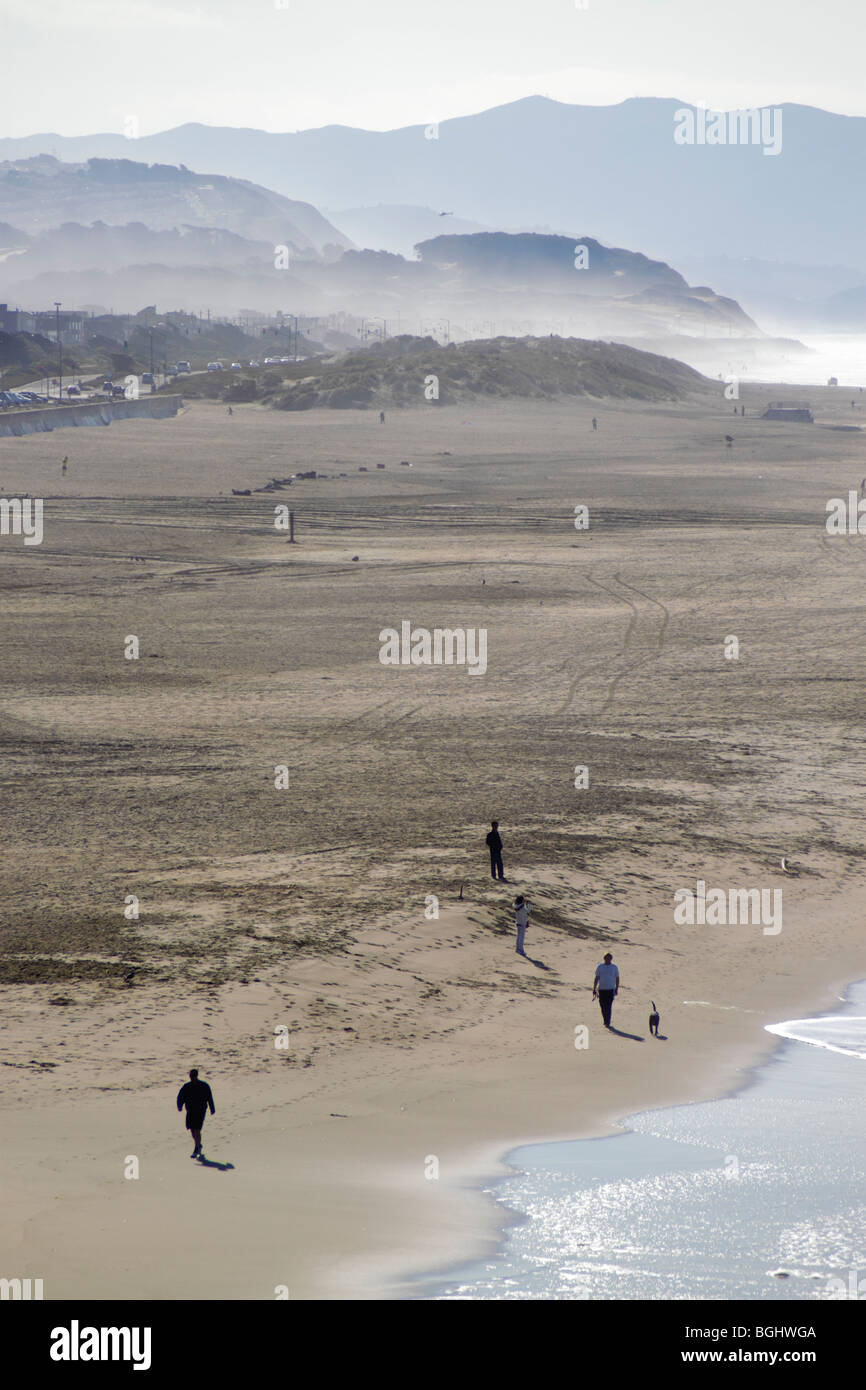 Beach near Terrace Room, Cliff House along Great Highway in San ...