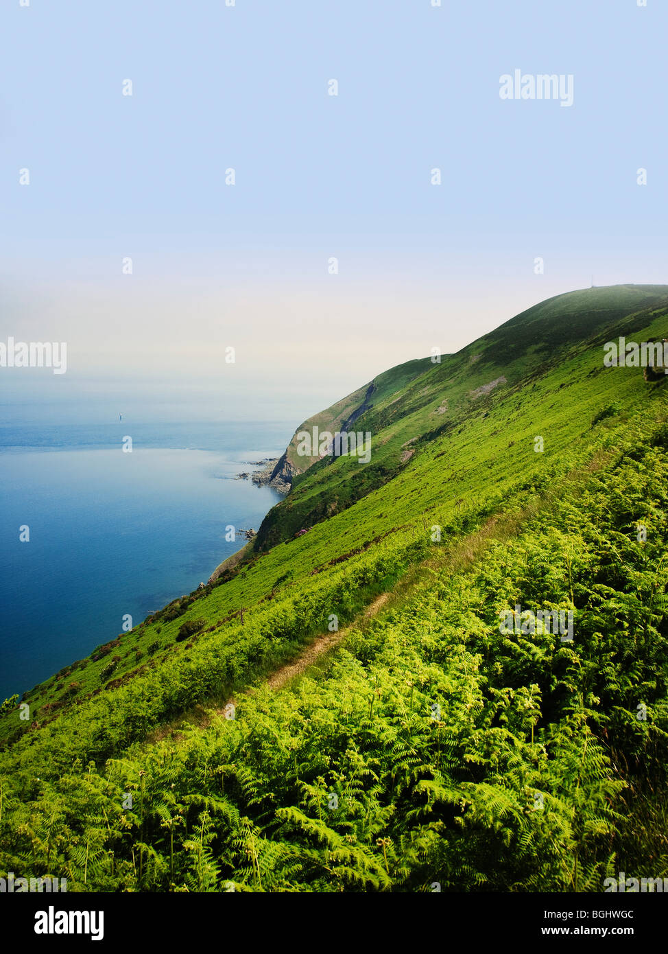 Countisbury hill hi-res stock photography and images - Alamy