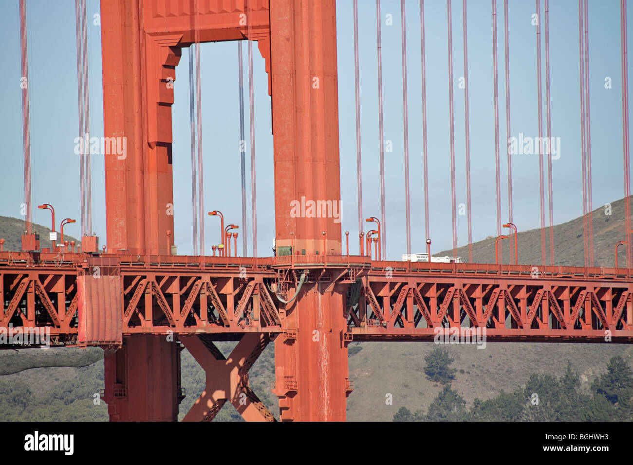 Close up of Golden Gate, San Fransisco Stock Photo - Alamy
