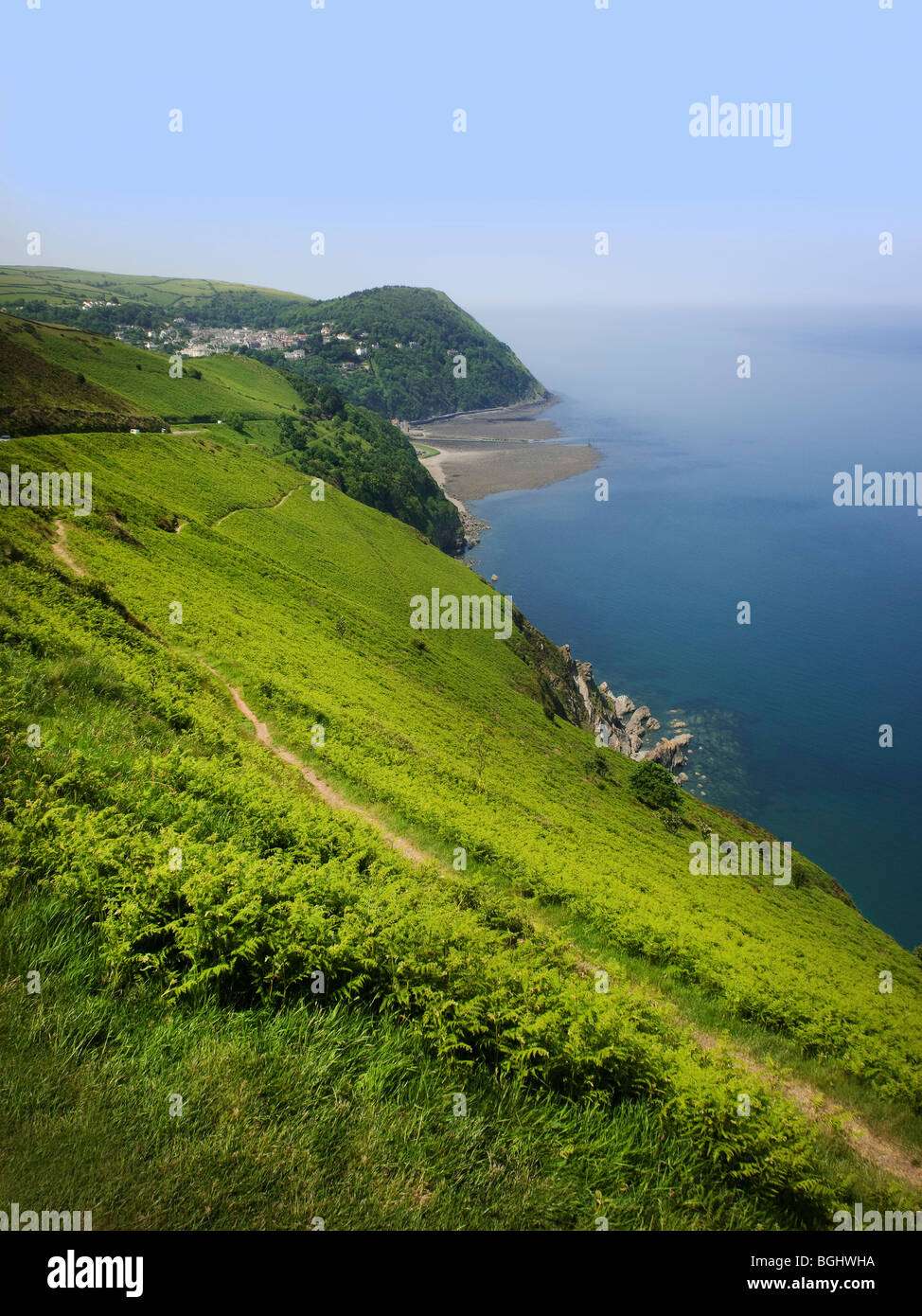 Countisbury_hill hi-res stock photography and images - Alamy