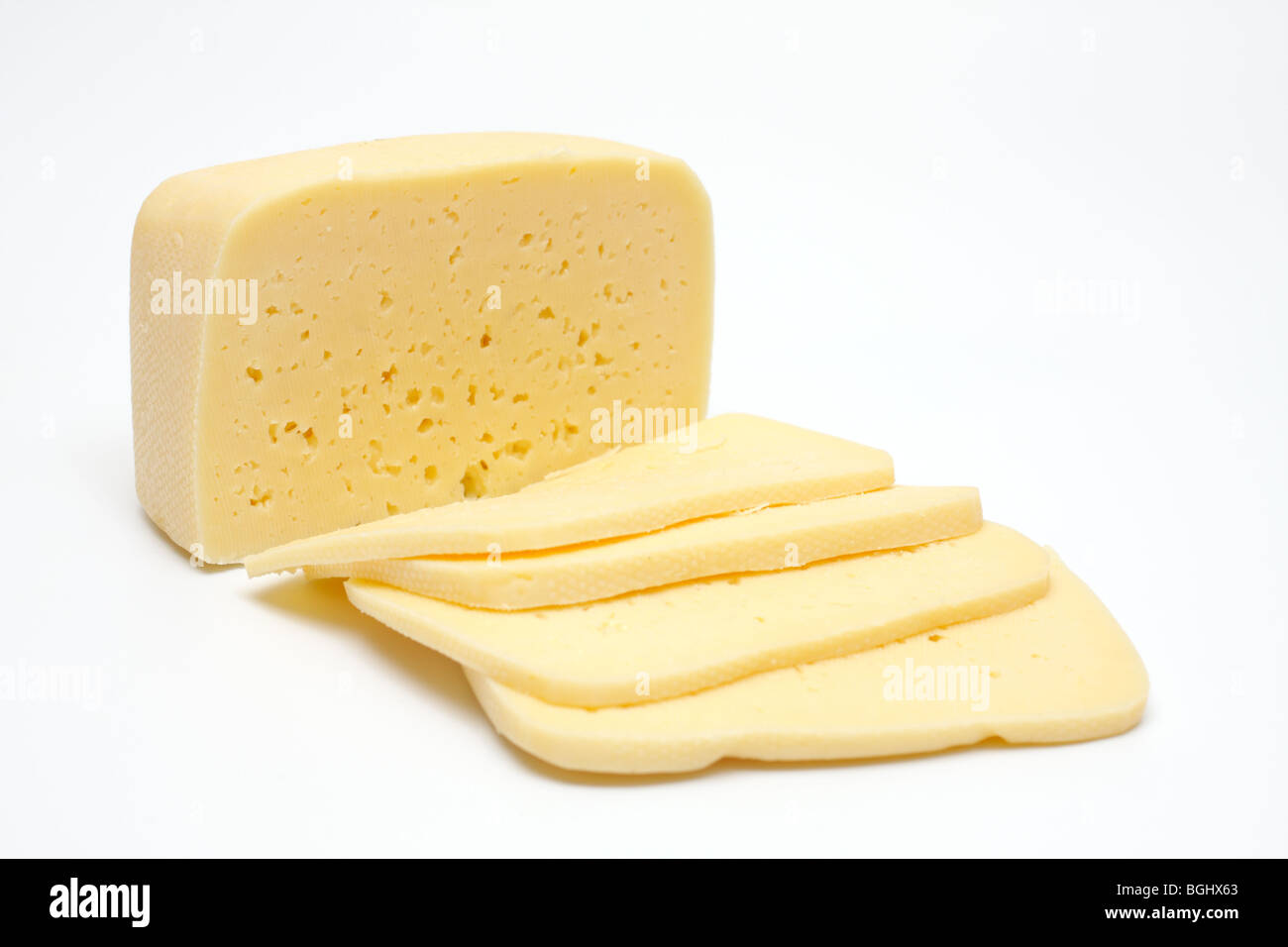 A cheese isolated on a white background Stock Photo - Alamy