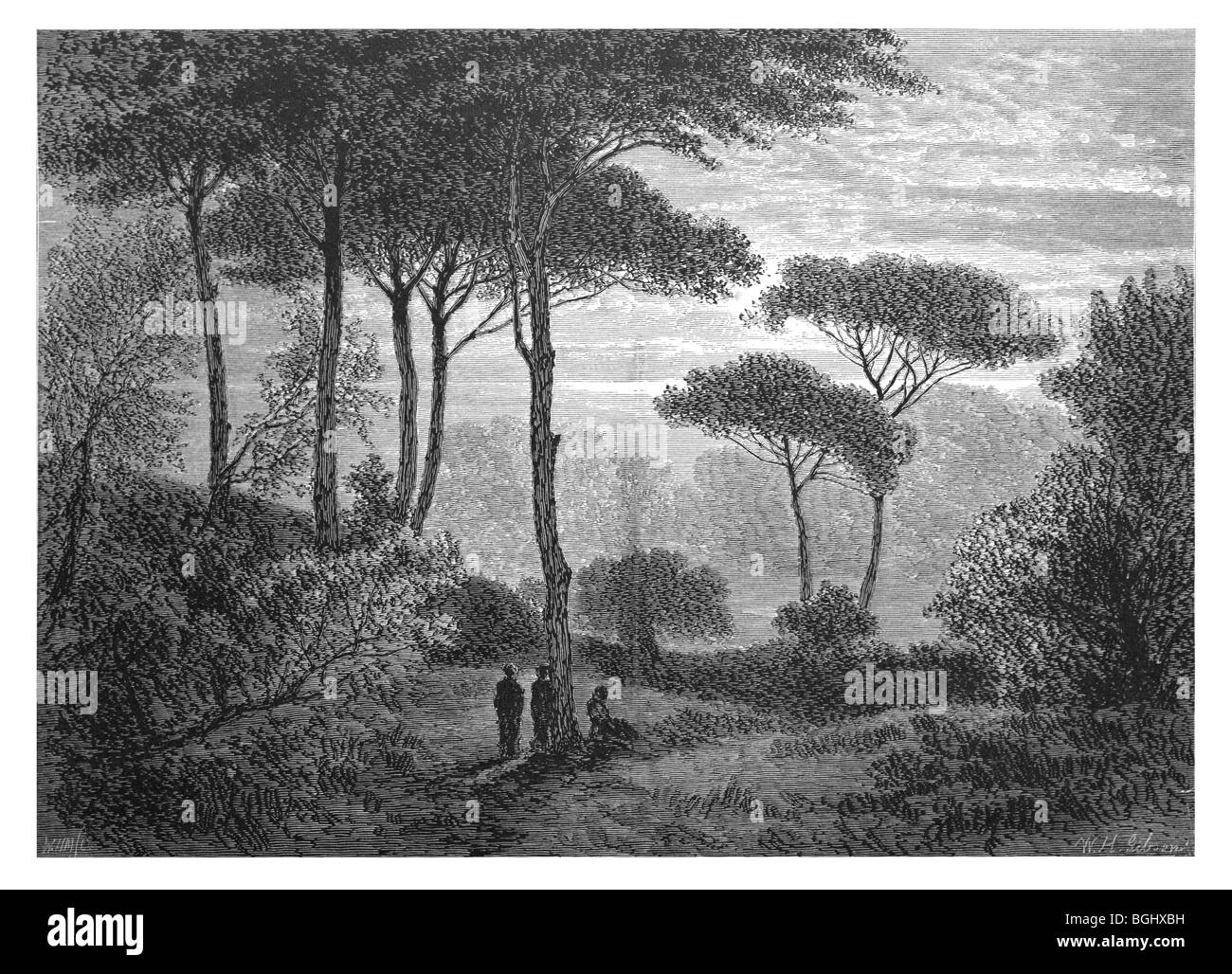 George inness Black and White Stock Photos & Images - Alamy